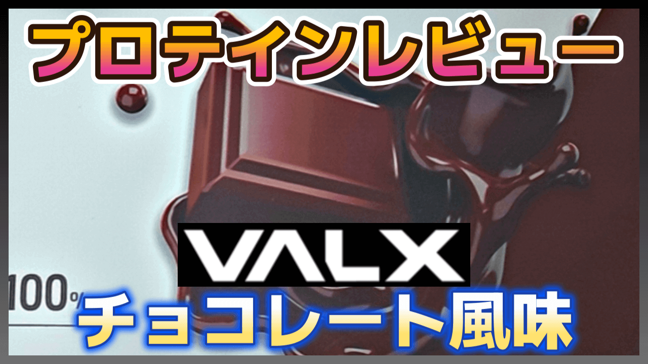 【プロテイン】VALX「チョコレート風味」をレビュー - イエジム
